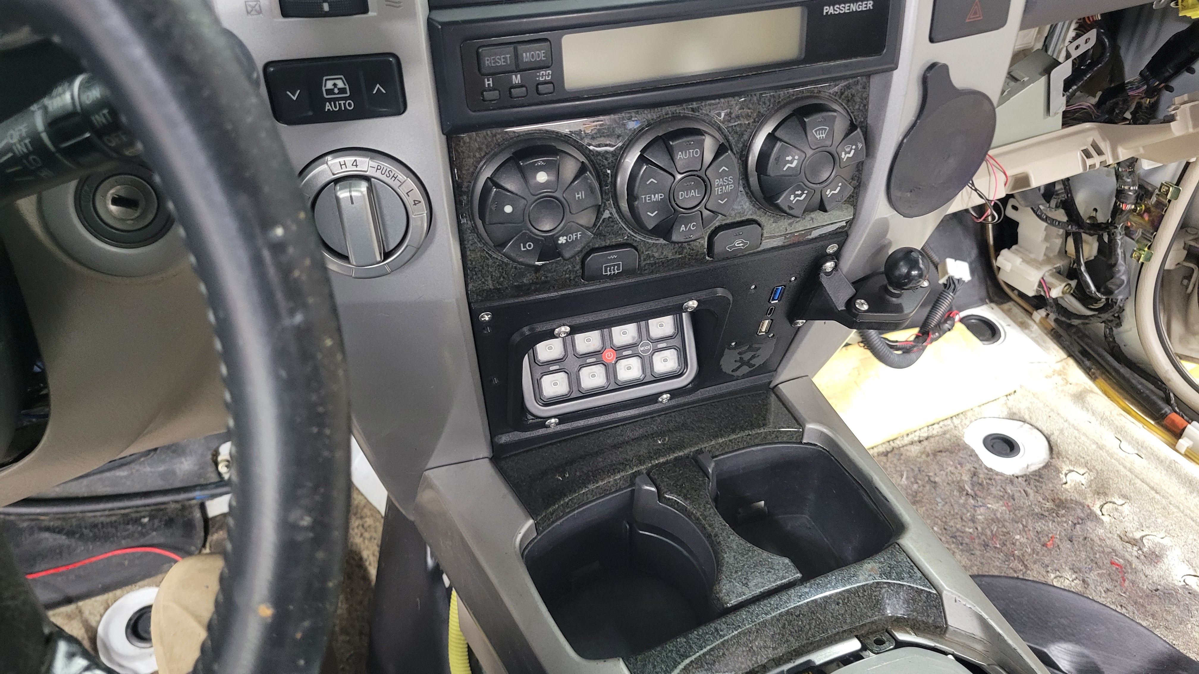 Modular Mount Panel for 4th Gen 4Runner Center Dash Panel (2003-2009 ...